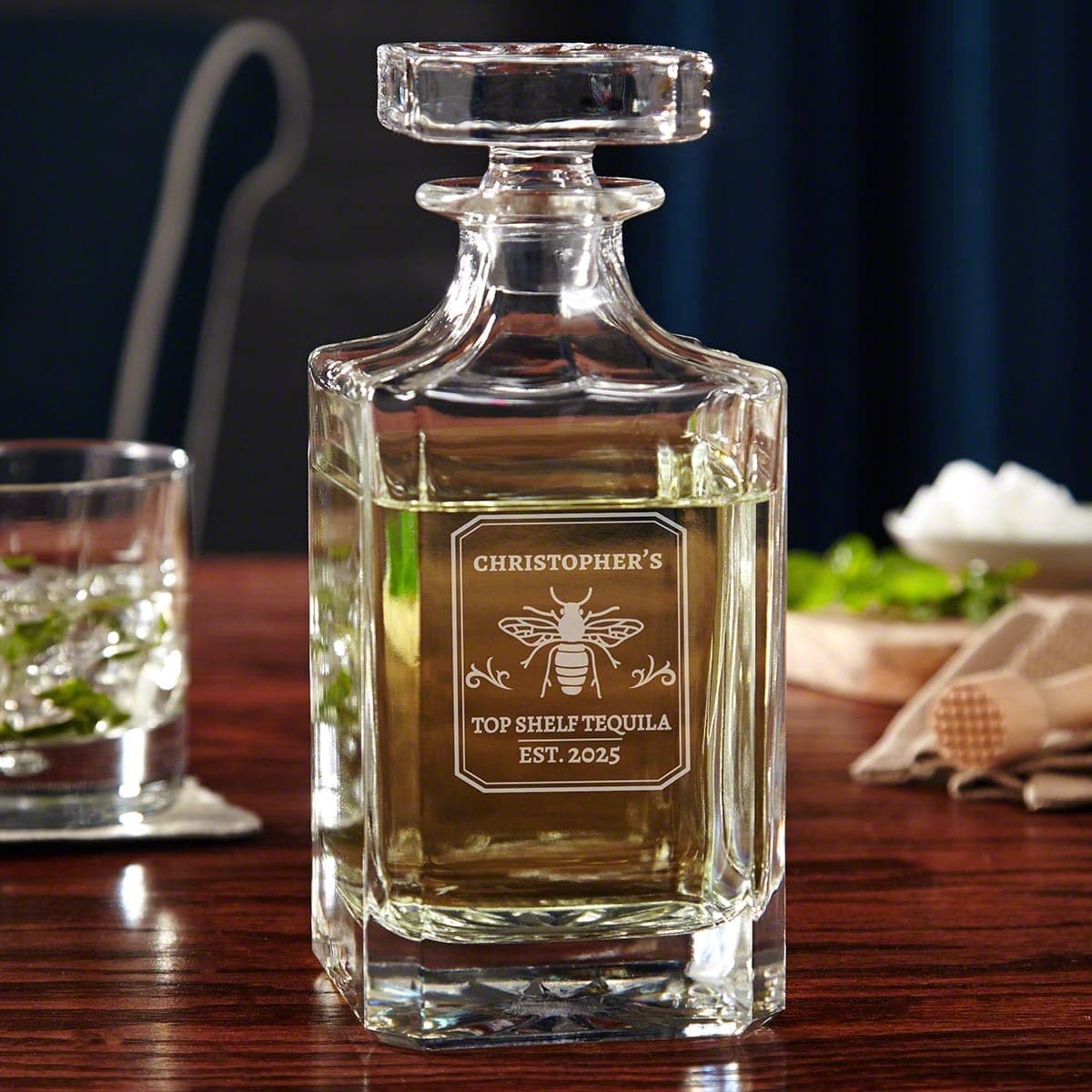 HomeWetBar Tequila Gifts Personalized Tequila Glass