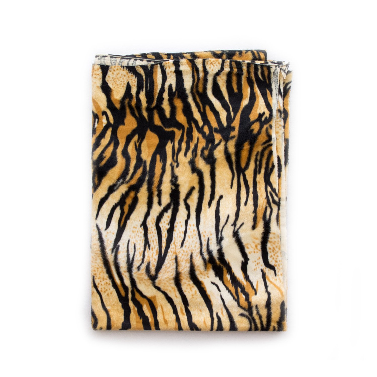 Velboa Wave Print Tiger 60 Inch Fabric by The Yard (F.E.®) (Siberian)