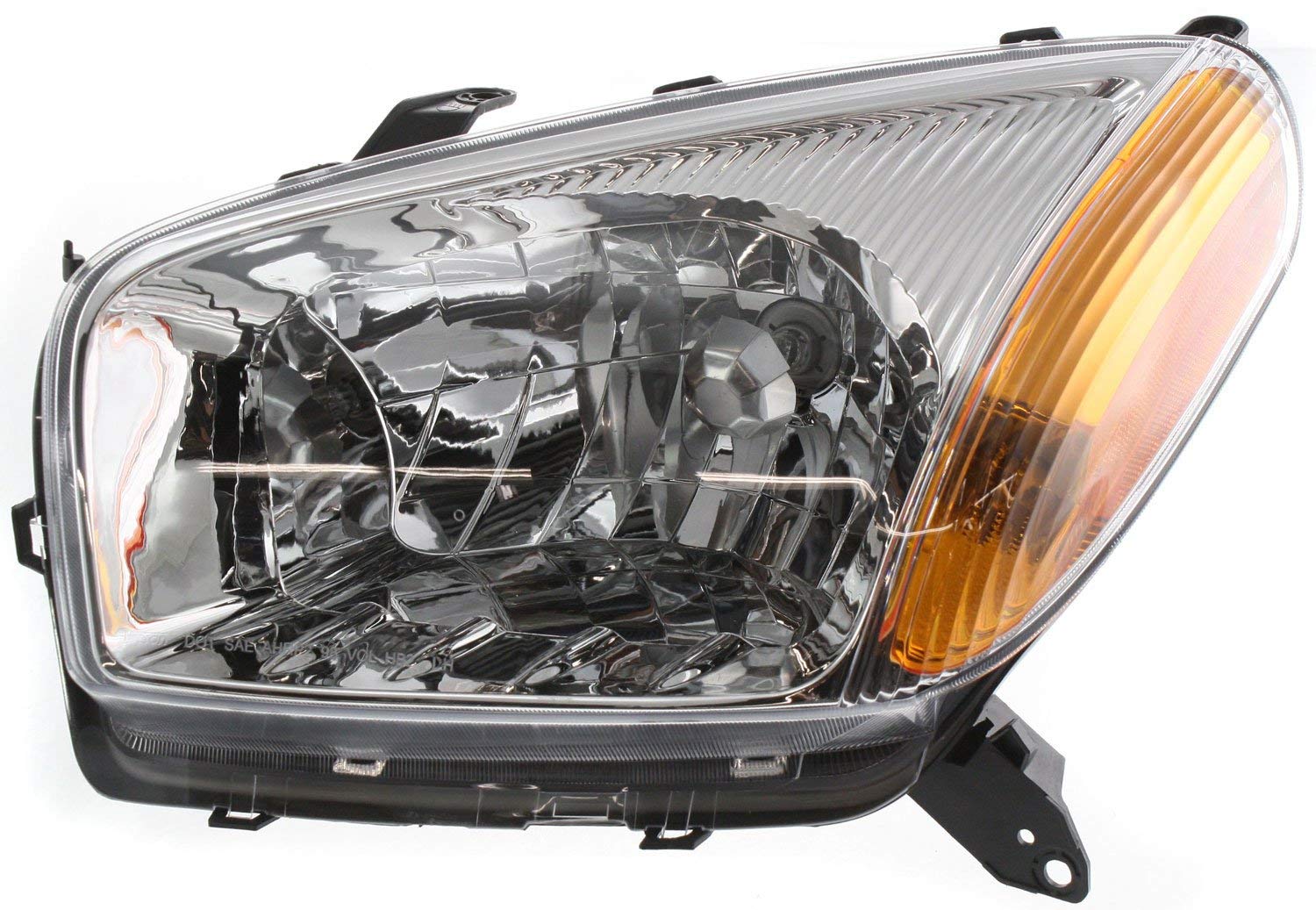 Evan Fischer Headlight Set Compatible with 2001-2003 Toyota RAV4 Left Driver and Right Passenger Side Halogen With bulb(s)