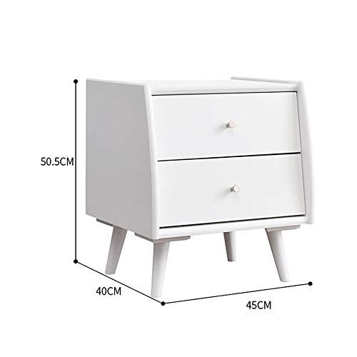 LHLLHL All Solid Wood Bedside Table Simple Nordic Style Bedroom Locker ,Mini Small Multifunctional Bedside Cabinet Simple