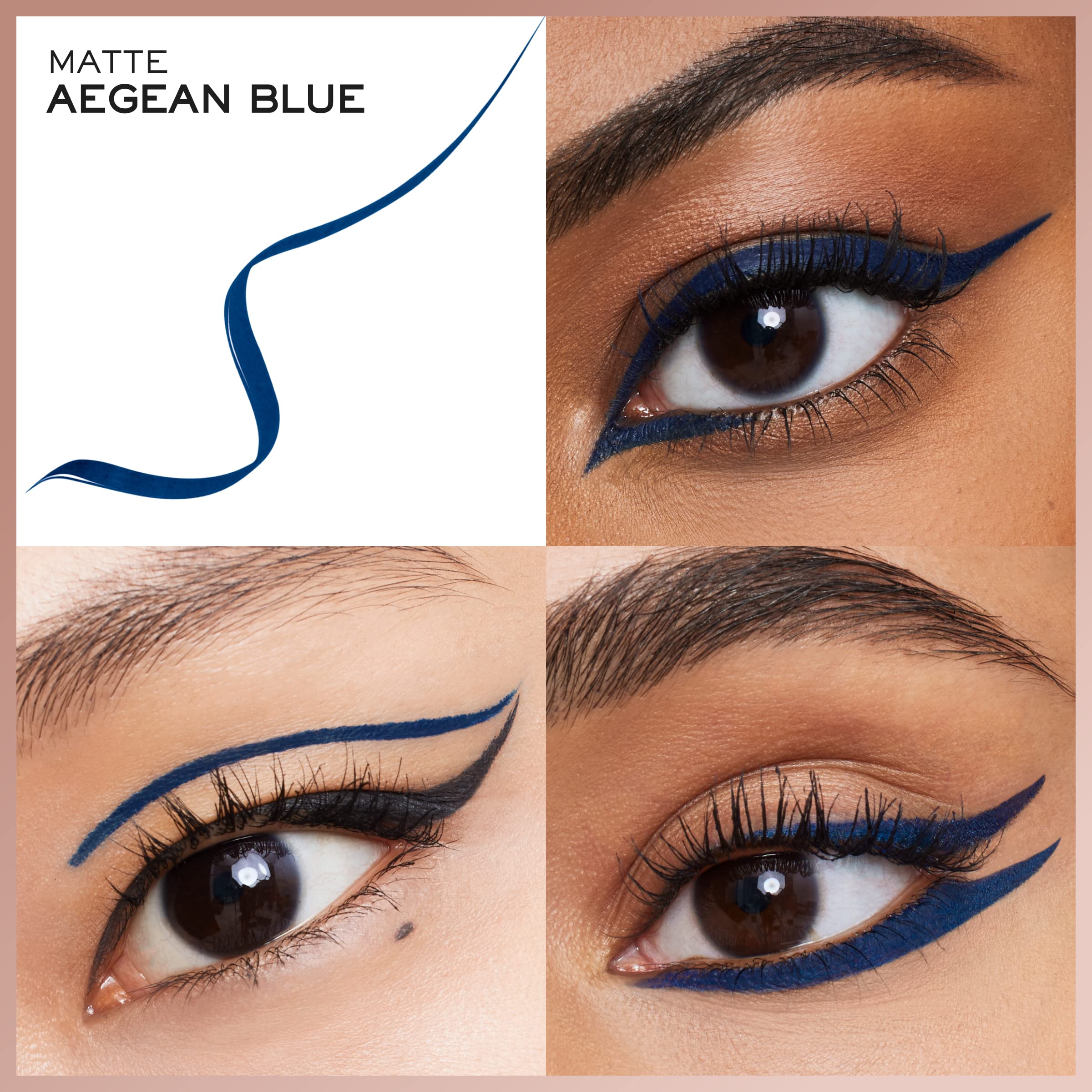 Lancôme Idôle Liner Waterproof Liquid Eyeliner - Ultra-Precise & Luminous Pigments - Flake, Fade & Smudge-Proof - Blue