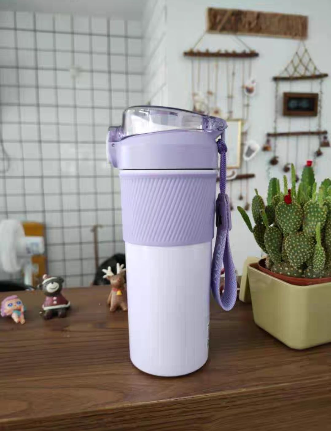 Insulated Stainless Steel Travel Mug ,Cup 22 oz, (Purple)