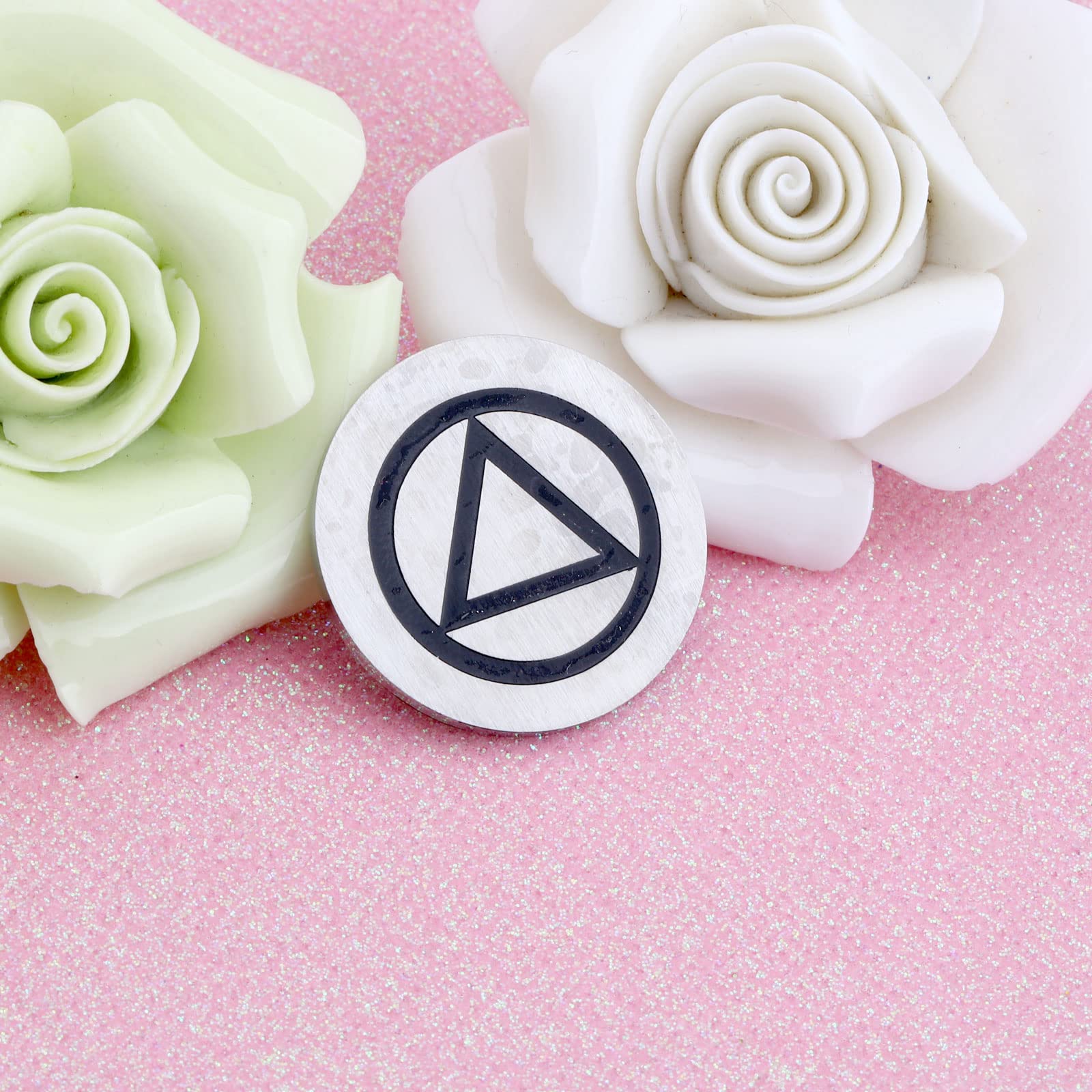 FEELMEM Sobriety Gift Pocket Token AA Recovery Serenity Prayer Gift Serenity Peace Within The Storm Token Alcoholics Anonymous Sober Gift New Beginnings Gift (Serenity Isn’t-3)