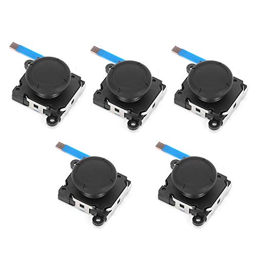 Game Machine Joystick Button, Game Machine 3D Joystick Replacement Accurate Cut Simple Lightweight Wear Resistance 5Pcs Preservative for Game Machine