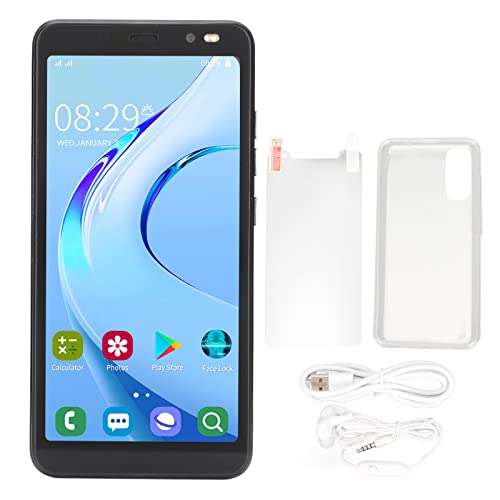 Rino4 Pro Phone, RAM 2GB ROM 32GB 5.45 Inch Unlocked Cell Phone 3200mAh Battery HD Full Screen for Work (Black)