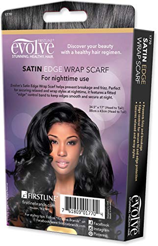 Firstline Evolve Essentials Satin Edge Wrap Scarf,Champagne,1 Count (Pack of 1)
