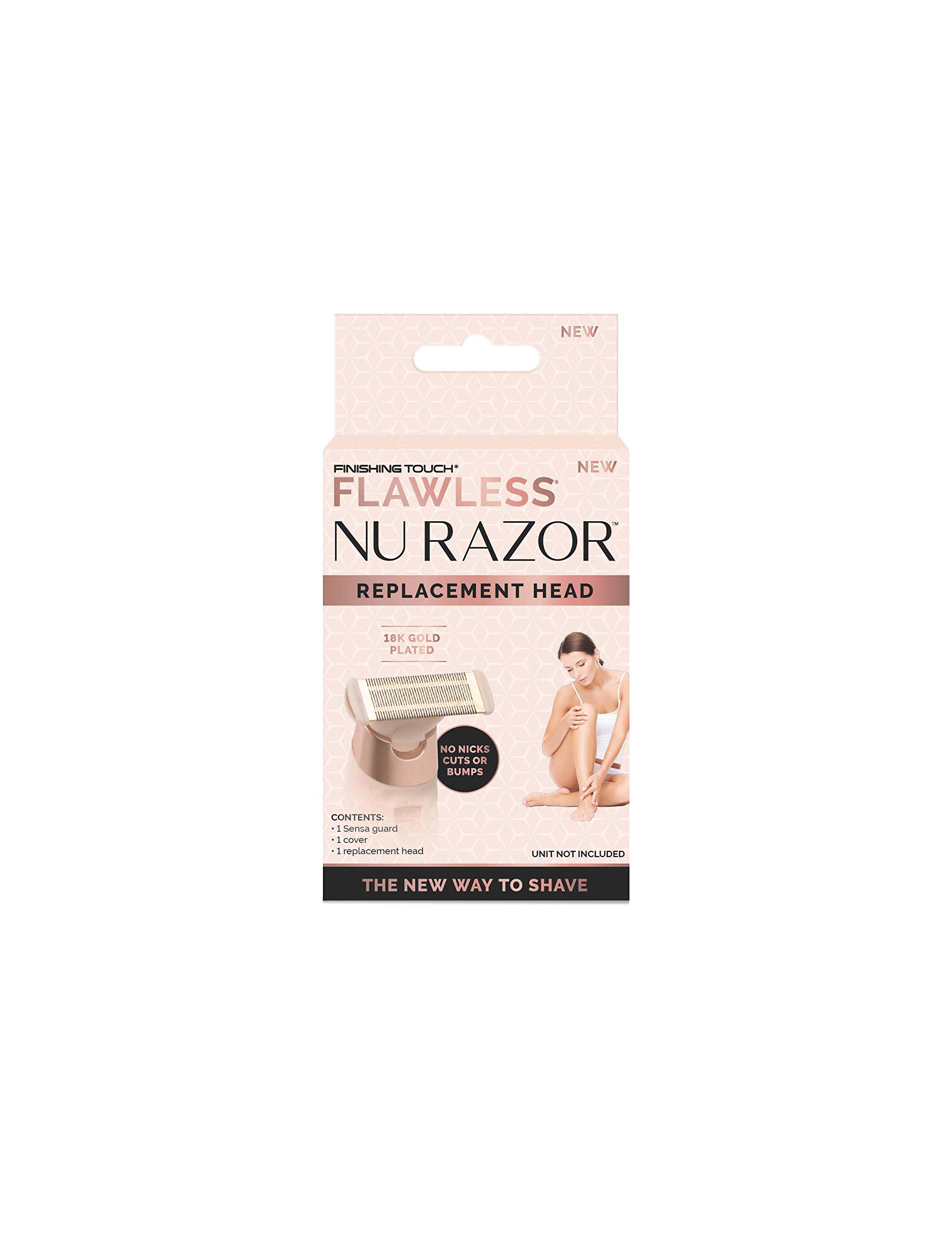 Finishing Touch Flawless Nu Razor Replacement Blade, Rose Gold