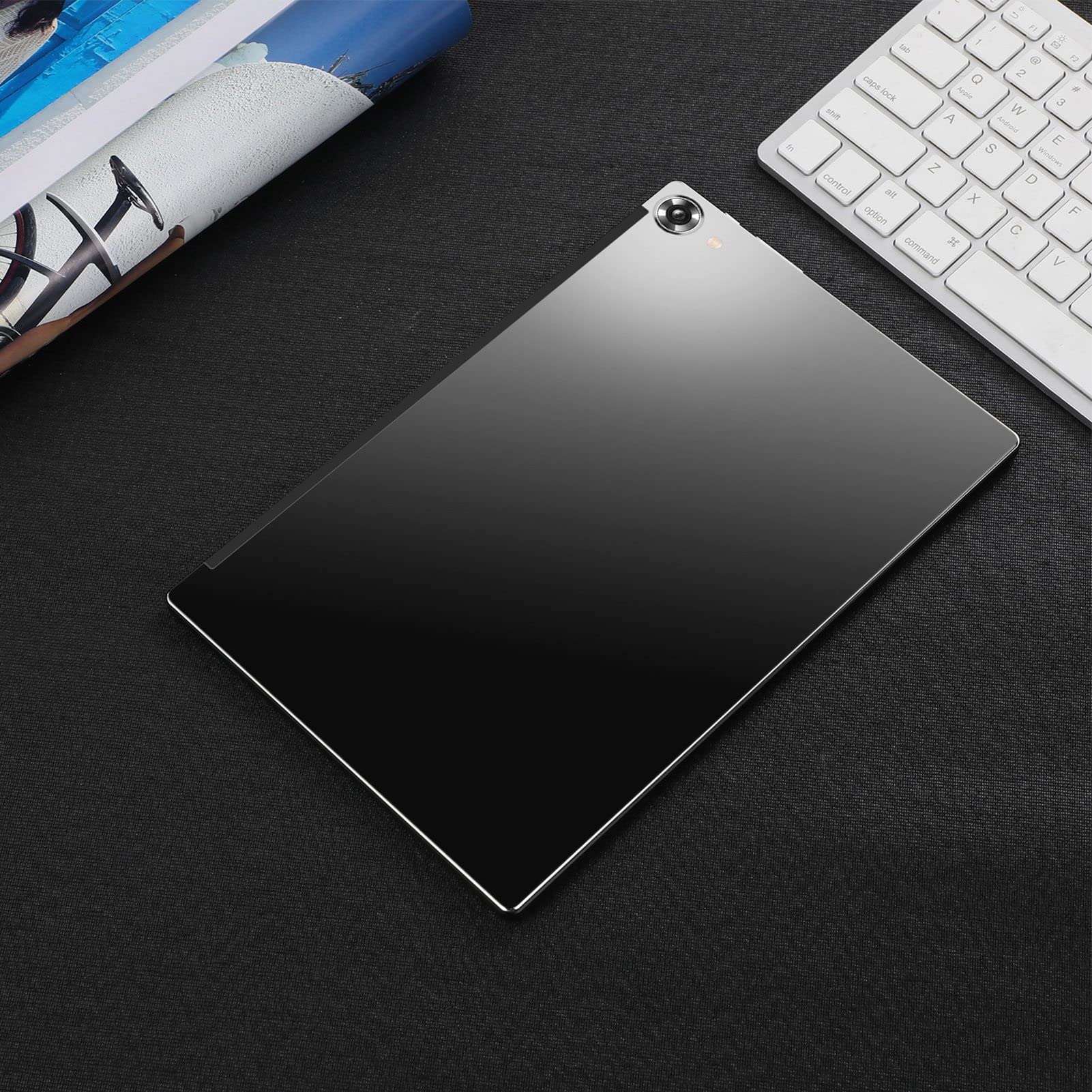 Jectse 10.1 Inch Tablet, 5G 2.4G WiFi Tablet, 8GB RAM 256GB ROM Octa Core Tablet, 8MP 20MP Dual Camera, 6000mAh Computer Tablet for 11, Black