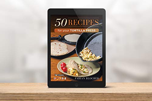Tortillada – Premium Cast Iron Tortilla Press with Recipes E-Book (12 Inch)