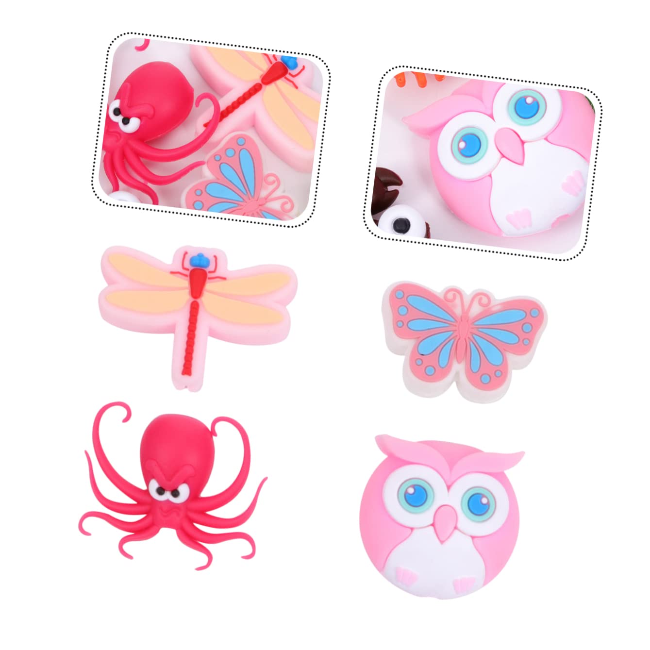 Mikikit 15pcs Data Cable Protective Sleeve Data Line Protector USB Cable Protector Mobile Chargers USB Charger Silicone Charger Protector Cartoon Charger Protector Cable Clip Line Clasp
