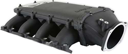 NEW HOLLEY ULTRA LO-RAM MANIFOLD KIT,FRONT FEED MOUNT, BURST PANEL FLANGE,BLACK SATIN FINISH,OE DIRECT INJECTION ONLY,EFI FLANGE,COMPATIBLE WITH GМ GEN V LT1