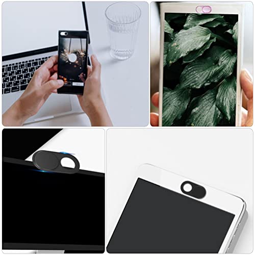 Mikikit 3pcs Camera Cover Mobile Camera Privacy Cover Notebook Camera Slider Web Camera Slide Lens Cover Star Fruit Camera Hider Home Cam Computer Aluminum Alloy Metal Office