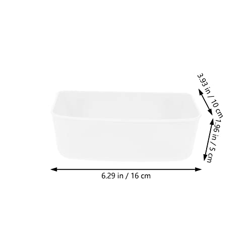 POPETPOP 3pcs Bird Feeding Dish Cups Parrot Food Feeder Bowl Water Feeding Plate Bird Cage Accessories for Parakeet African Greys Conure Cockatiels Lovebird Budgie Chinchi