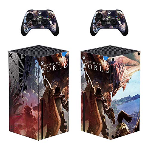 FELIPE SEIJI KUBA Vinyl Skin Sticker Cover Decal for Microsoft Xbox Series X Console and Remote Controllers Ice Born HD Printing