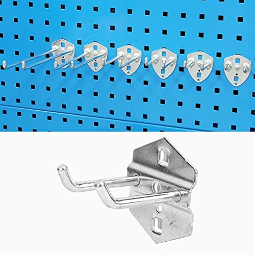 Pegboard Hook,Peg Boards For Wall,5PCS Hardware Tool Storage Rack Pegboard Hook Wall Mounted Garage Tool Storage Stand(50*¢6mm)
