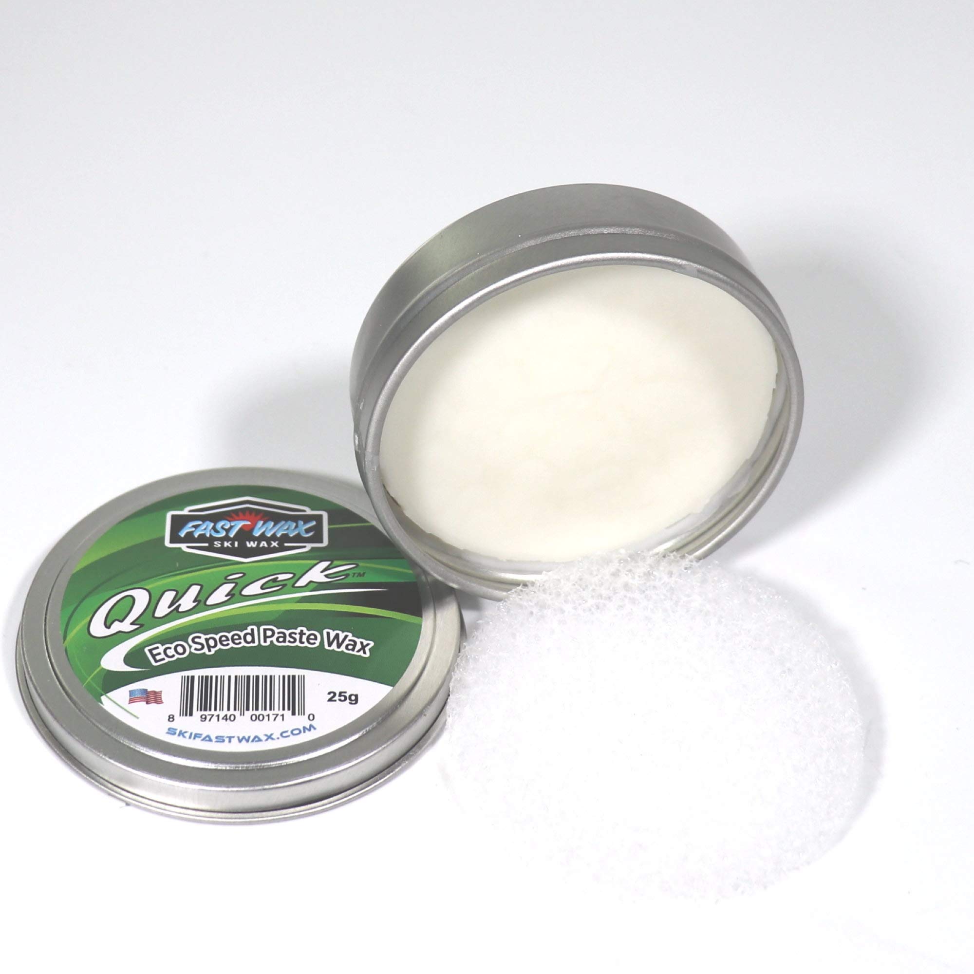 Fast Wax - Quick Eco Paste Wax - All Natural & Eco Friendly Wax Paste for Ski and Snowboard Waxing - Made in America