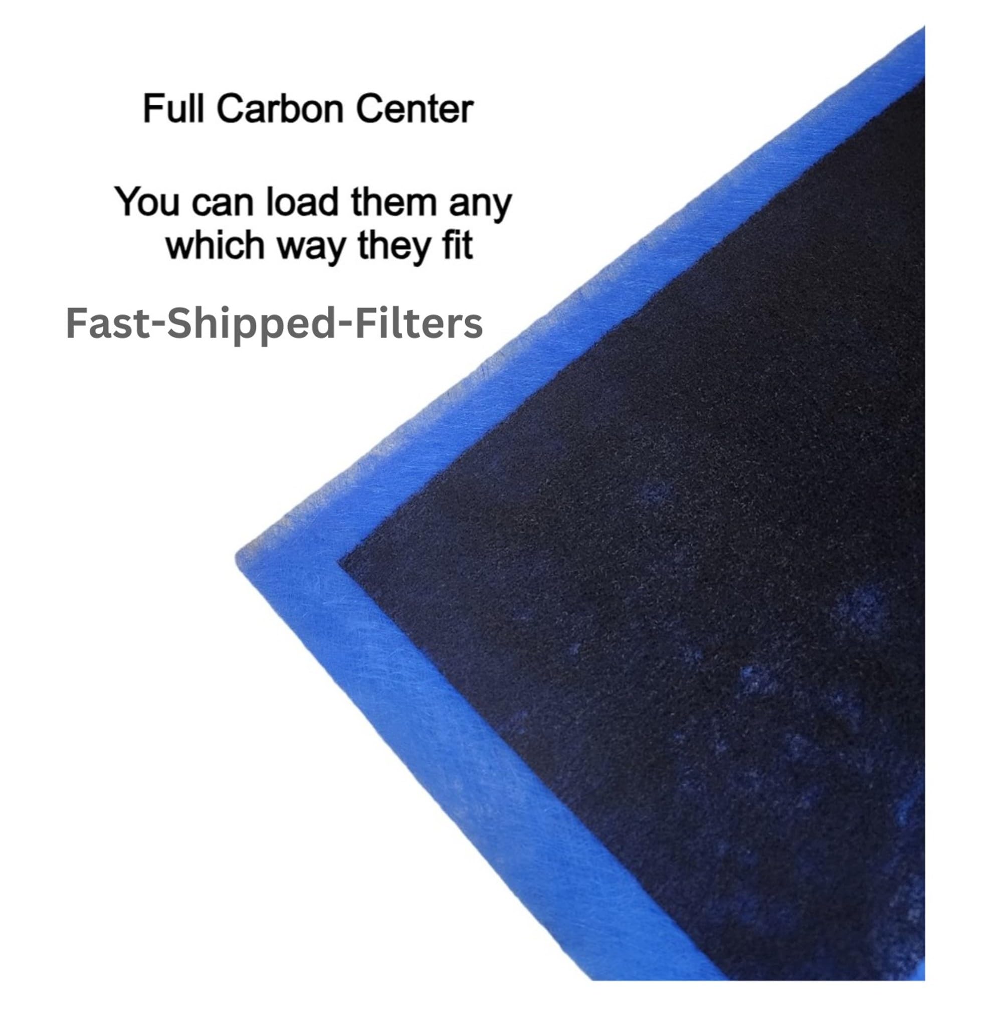 Fast-Shipped-Filters 3 Pack 20x25 Replacement Filter Pads Compatible with MicroPower Guard Air Cleaner 20x25 Refill Blue