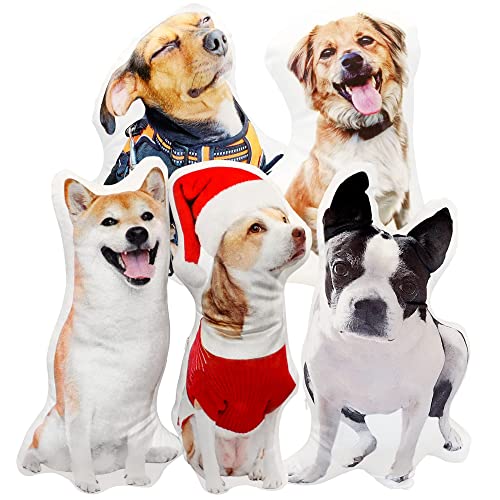OARSE Custom Pet Pillows Personalized with Photo Pillow Shaped Looks Like Your Dog Cat Picture Customized Pets Gifts for Owners - Single Sided Print 12 Inch