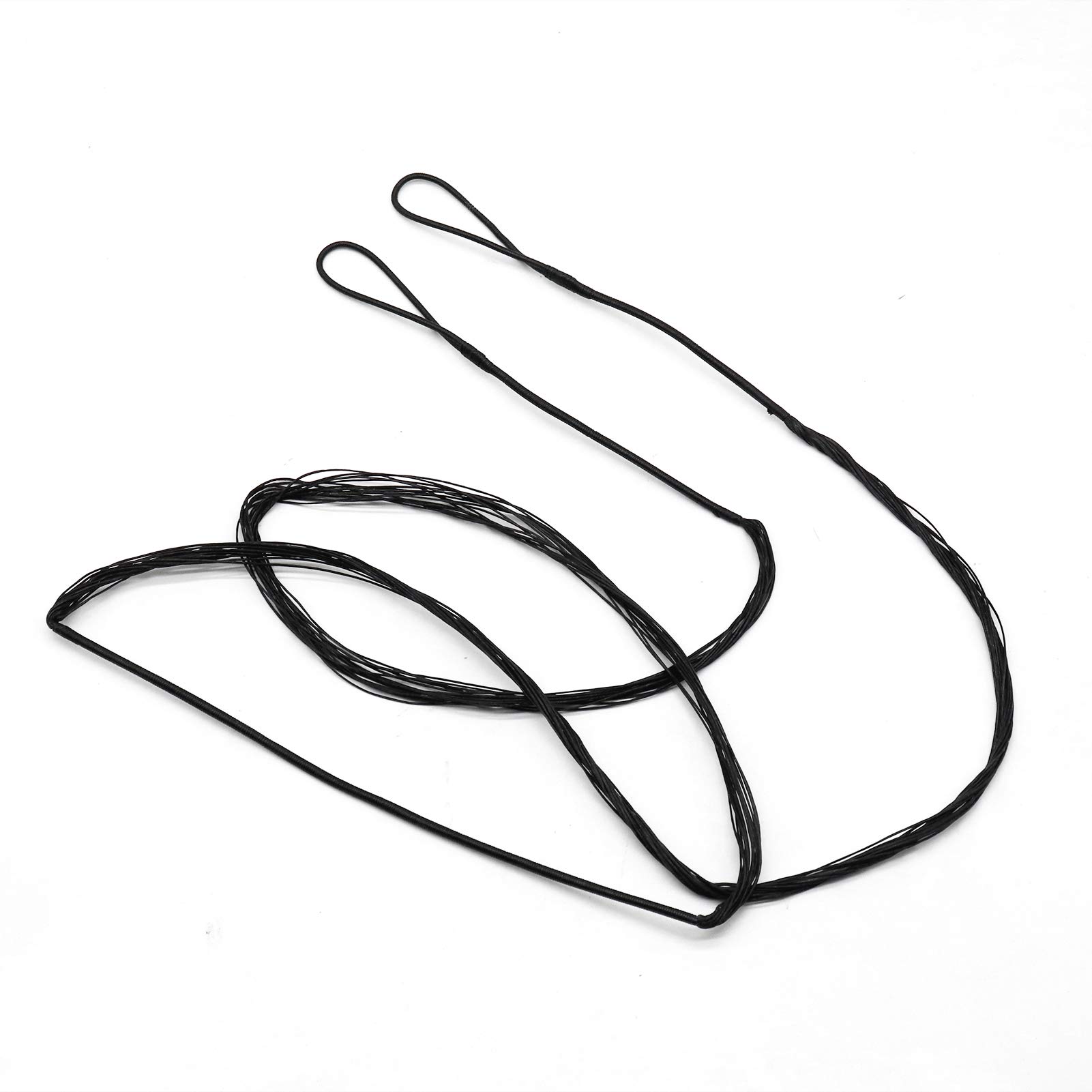 HANSPY Handmade Replacement String Archery Bowstring for Traditional Recurve Bow Longbow Horsebow 16 Strands All Length Sizes from 44"-68" (AMO 68" (Actual 64"))