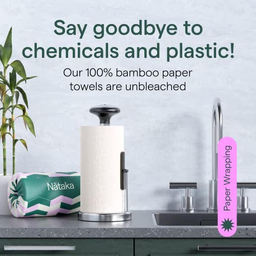 ๐ช๐๐ก๐ก๐๐ฅ ๐ฎ๐ฌ๐ฎ๐ฏ* Bamboo Paper Towels - Kitchen Paper Towel w/ 6 x 2-Ply Kitchen Rolls - Washable Paper Towels for Kitchen, Absorbent Towel Kitchen Roll - Biodegradable, Plastic and Chemical Free