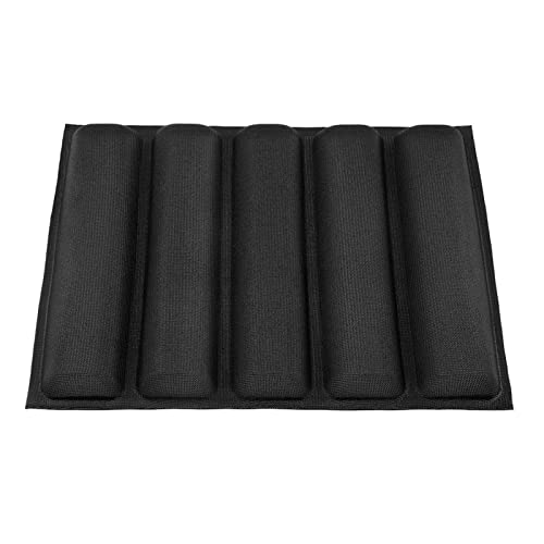 oceanside Silicone Oblong Shape Bread Molds Easy to Clean Baguette Pan French Bakeware Tray, Kitchen Baking Accessories