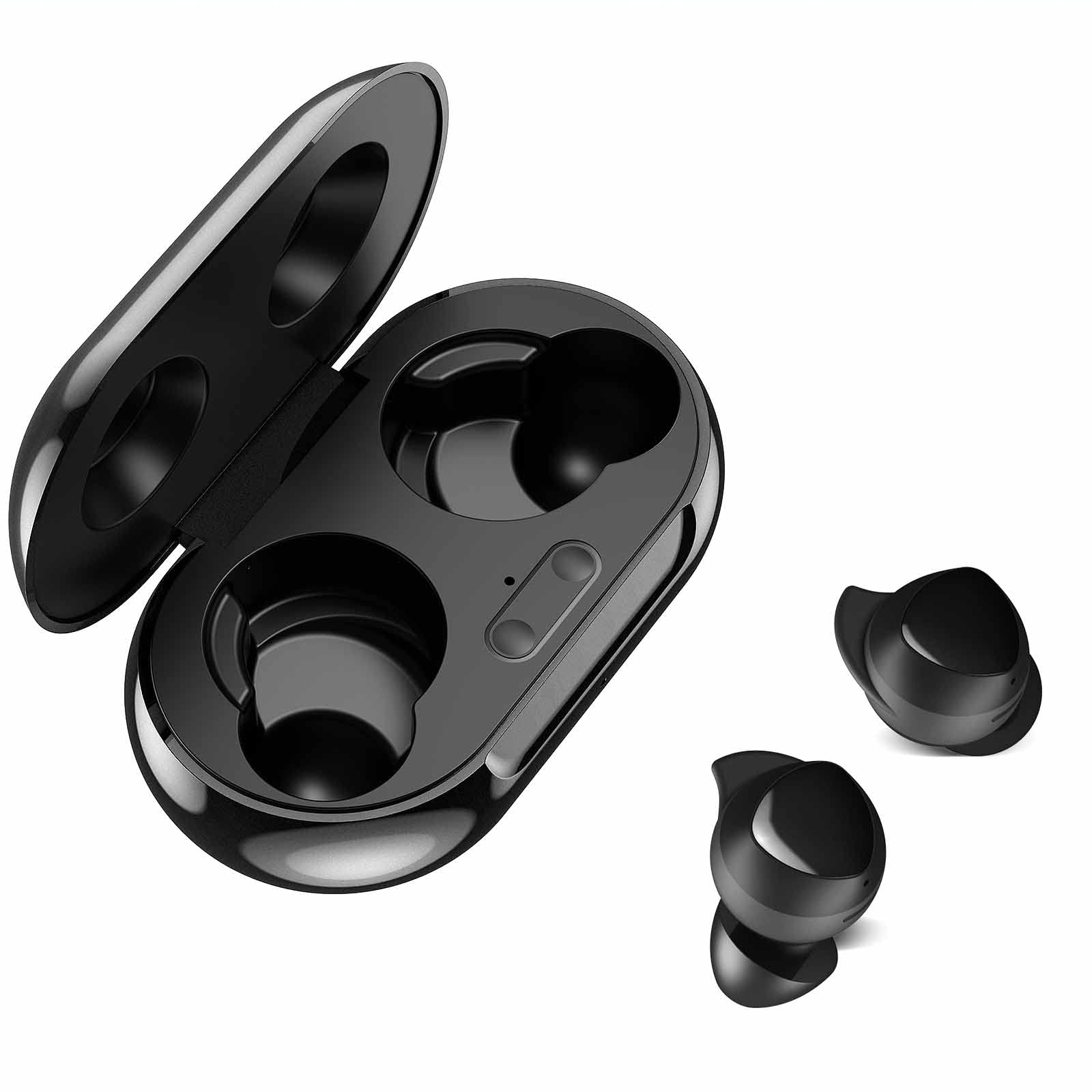 UrbanX Street Buds Plus for Samsung galaxys Z Fold3 5G - True Wireless Earbuds w/Hands Free Controls (Wireless Charging Case Included) - Red