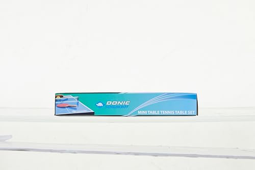 Donic-Schildkröt Mini Ping Pong Table, with 2 Bats and 1 Ball, Folding in a Briefcase, 838576