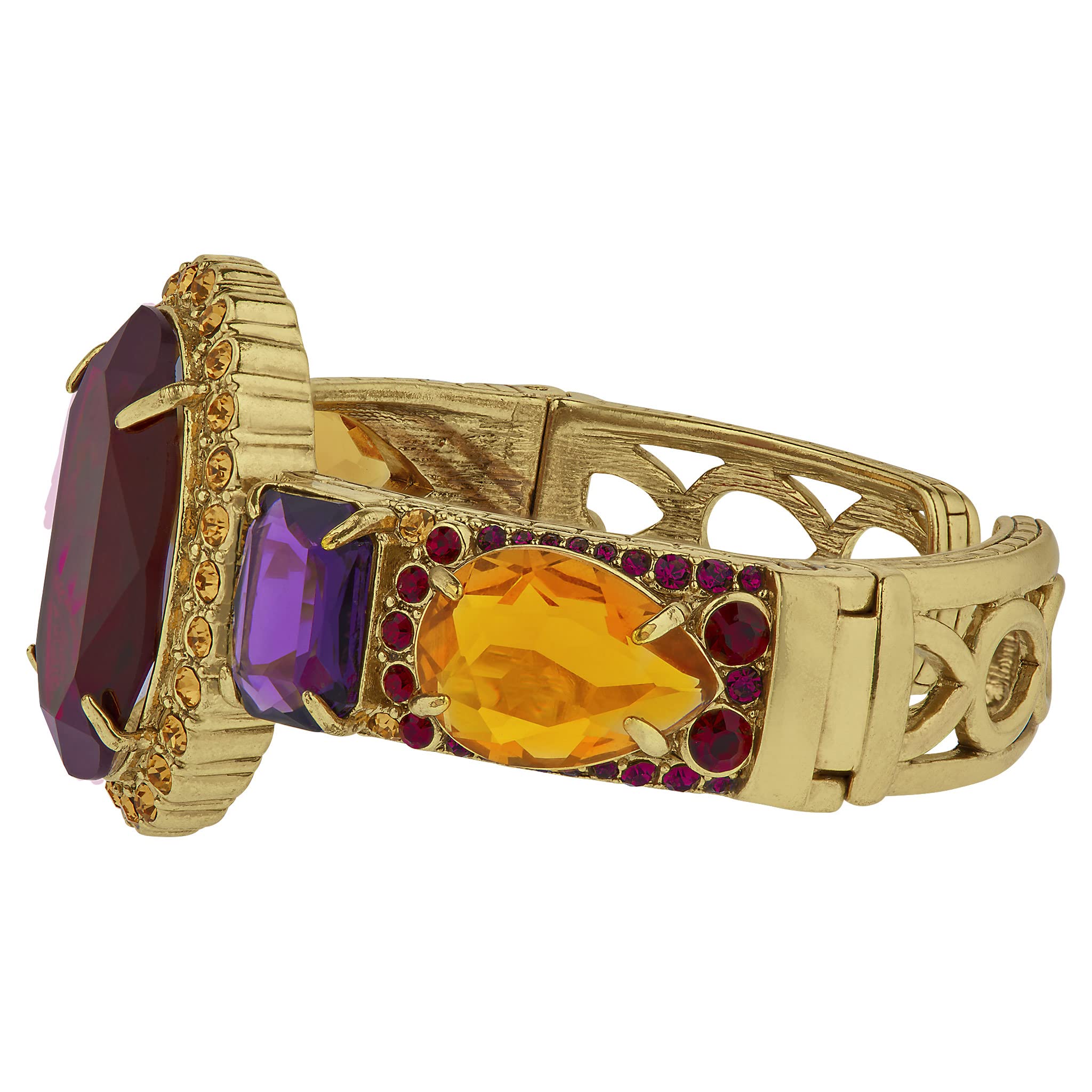Heidi Daus® "Alta Moda Crystal Deco Bracelet (Rosewood, Large)