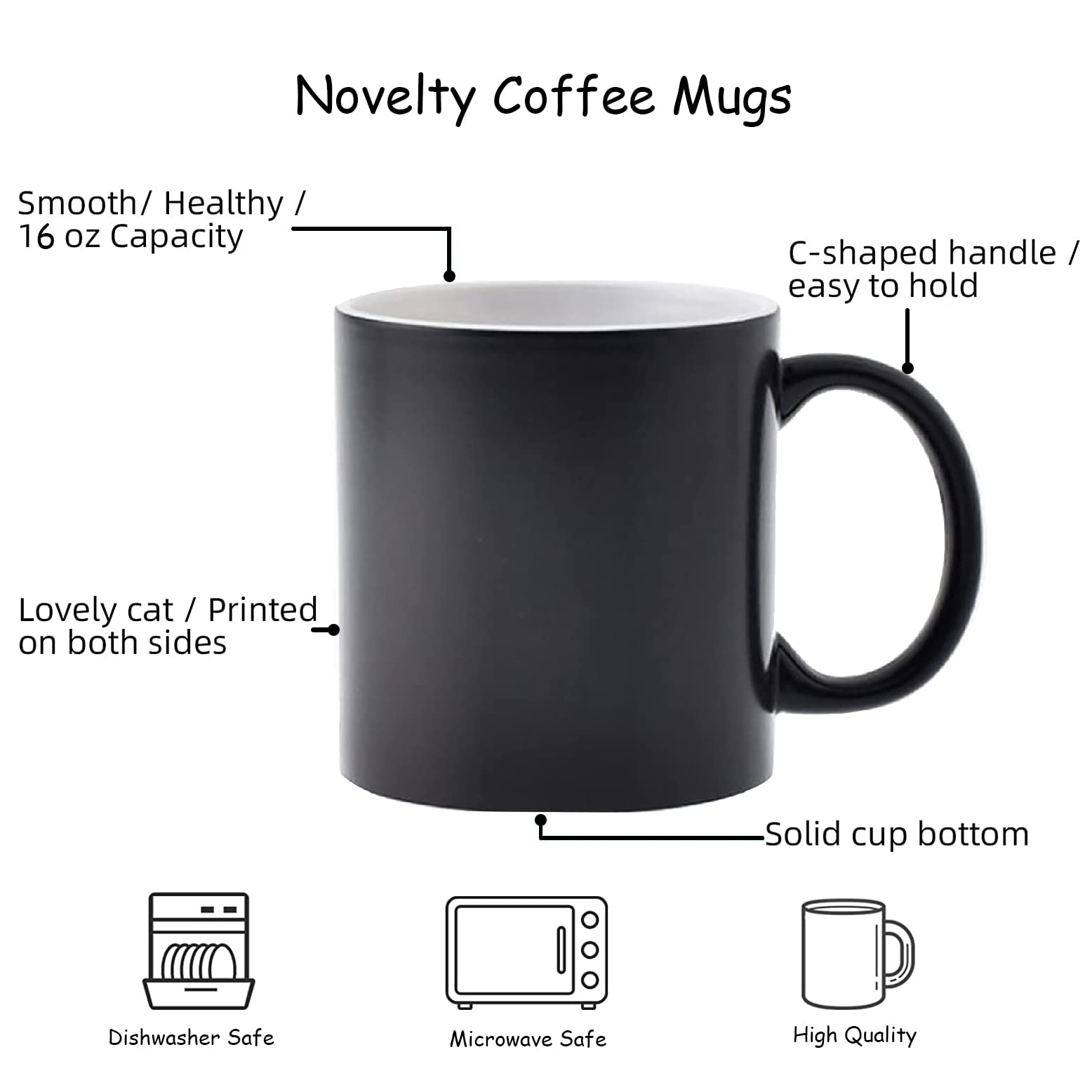 Funny Coffee Mug, Gag Gifts, Barry Wood Mug, Funny Rude Mug, Message Appears as it Heats, Perfect Novelty Gag Gift, Office Joke