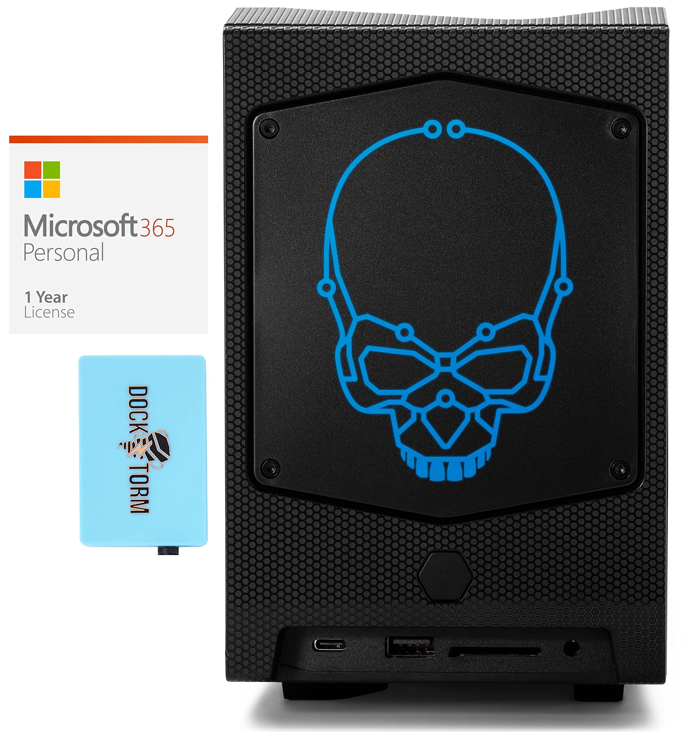 Intel NUC 12 Extreme NUC12DCMi9 Home & Business Mini Desktop i9-12900 16-Core, 64GB RAM, 2x8TB PCIe SSD RAID 1 (8TB), UHD 770, WiFi, Win 11 Pro with MS 365 Personal, Hub