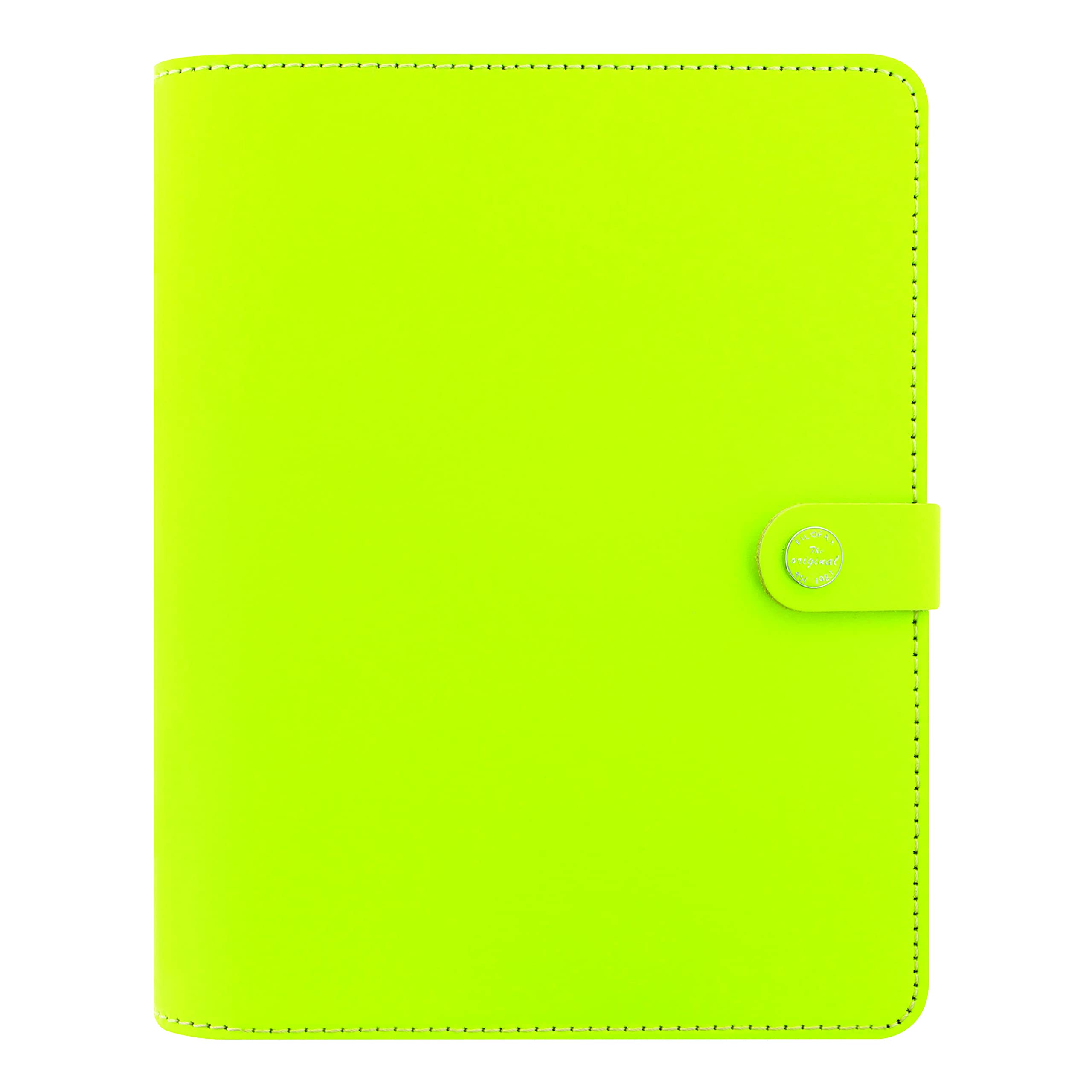 Filofax The Original Organizer, A5 Size, Pear - Leather, Six Rings, Week-to-View Calendar Diary, Multilingual, 2022 (C026037-22),5.75 inches X 8.25 inches