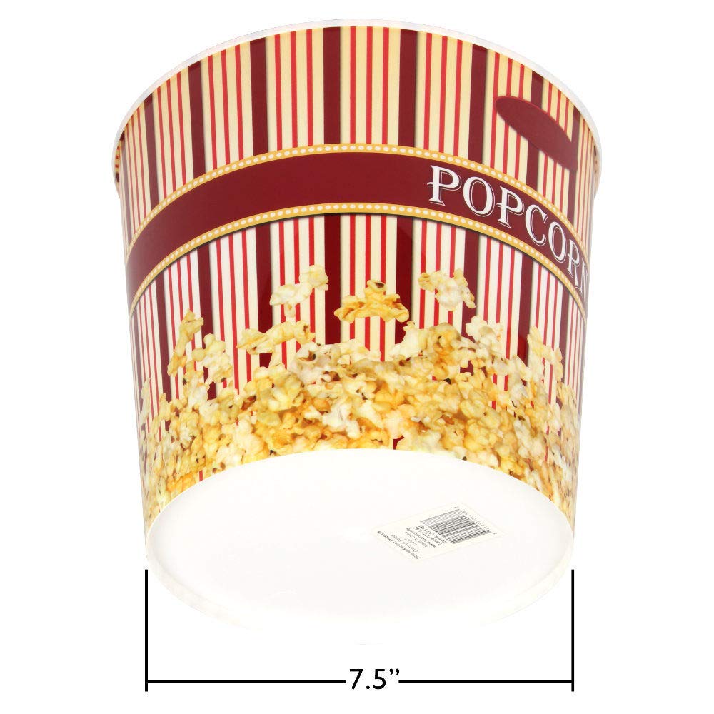 Time for Treats Large Popcorn Bucket, 7 quart