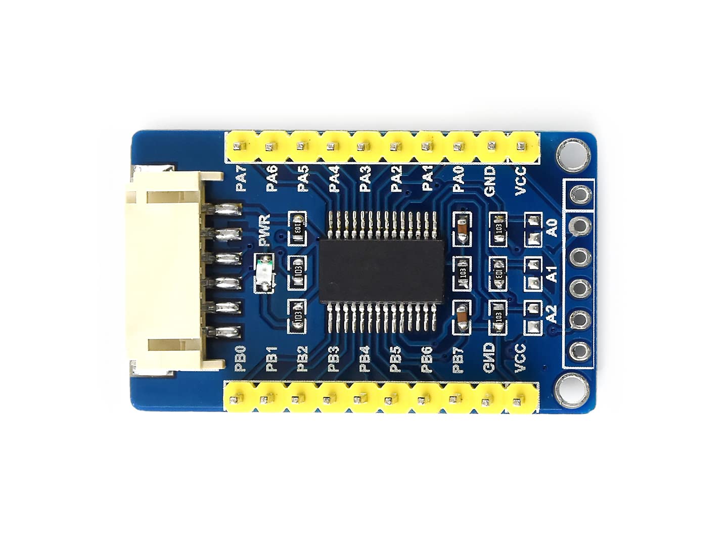 Waveshare MCP23017 IO Expansion Board Compatible with Both 3.3V and 5V Levels I2C Interface Expands 16 I/O Pins