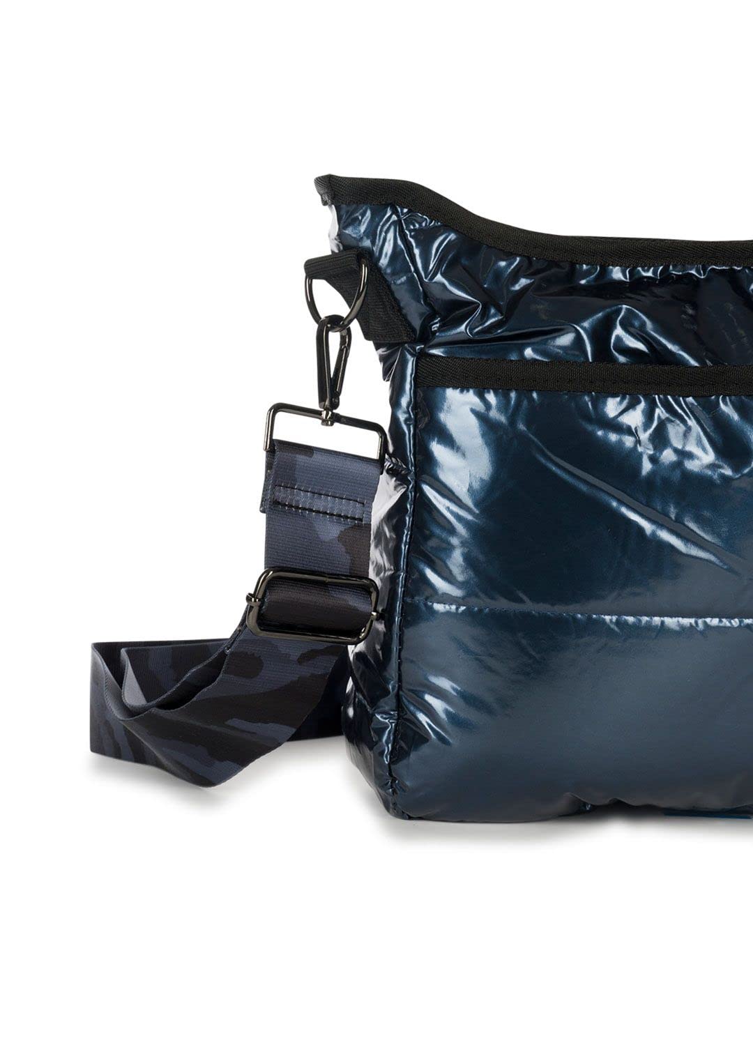 Haute Shore - Perri Acme Puffer Crossbody Bag, Metallic Cobalt Blue