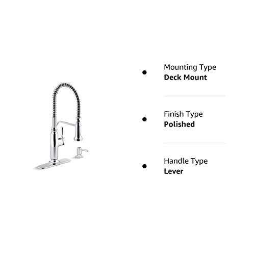 Kohler Ealing Polished Chrome High-arc Kitchen Faucet