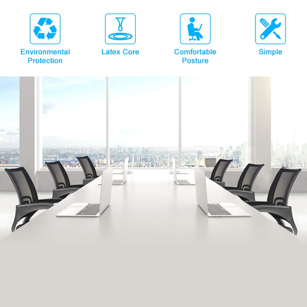 Ergonomic Office Chair,Mid Back Home Office Chair Mesh Office Chair with Lumbar Support Adjustable Computer Chair Task Rolling Swivel Chair Pink Desk Chair with Arms for Working,Meeting