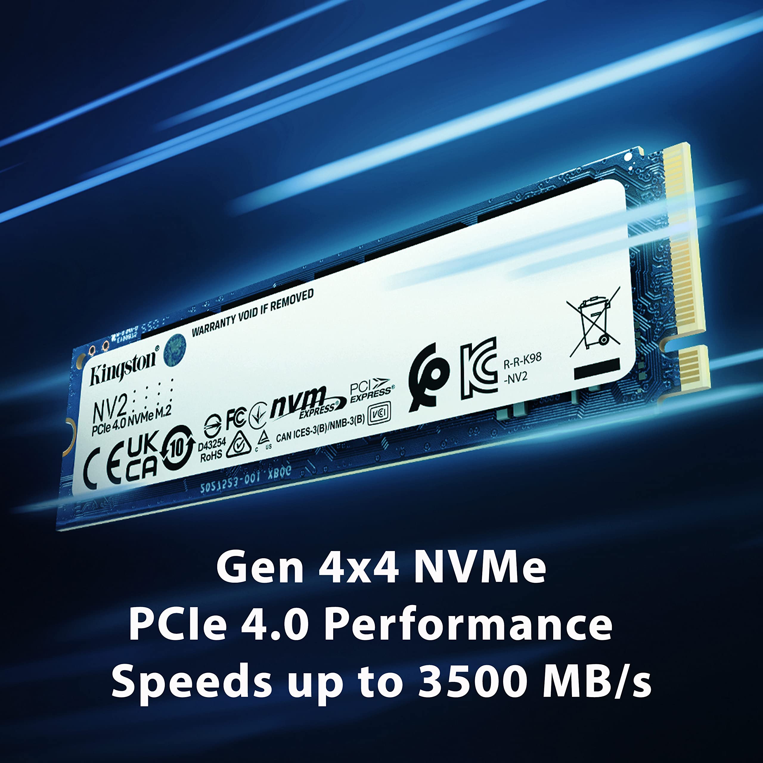 Kingston NV2 500G M.2 2280 NVMe Internal SSD | PCIe 4.0 Gen 4x4 | Up to 3500 MB/s | SNV2S/500G & 480GB A400 SATA 3 2.5" Internal SSD SA400S37/480G - HDD Replacement for Increase Performance