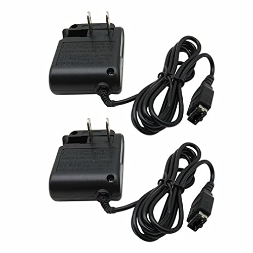 Jamal 2 pcs Wall Charger Power Adapter Fits for Nintendo DS Game Boy Advance GBA SP NTR-002