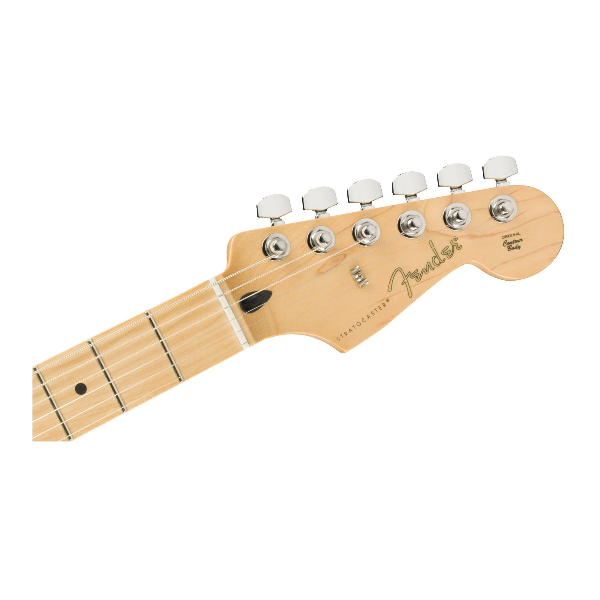 Fender Player Stratocaster SSS Electric Guitar, Capri Orange, Maple Fingerboard, Left-Handed