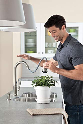 Moen 87359E2SRS Delaney One-Handle High Arc Pulldown Kitchen Faucet, Spot Resist Stainless