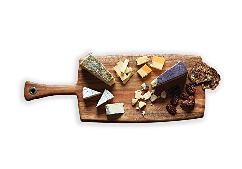 Ironwood Gourmet Large Rectangular Provencale Paddle Board, Acacia Wood 20.5 x 8 x 0.5 inches