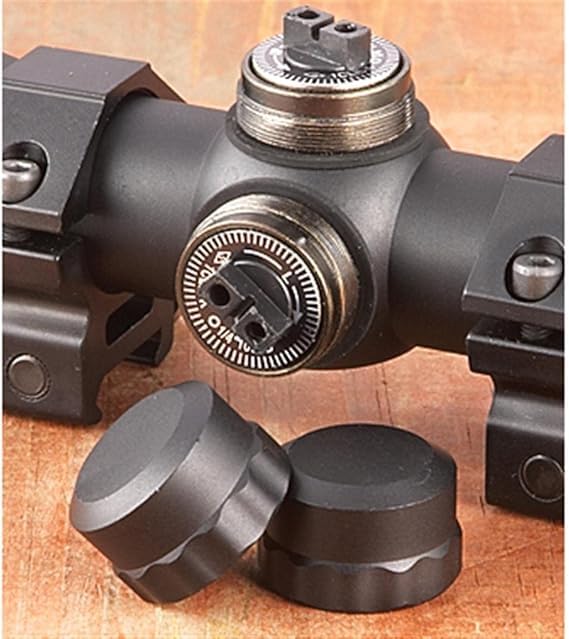 GOTICAL Ruger 10/22 and 3/8" Tactical 4x32 Compact Scope Rangefinder Reticle Hunting Riflescopes Cross-Hair Reticle and Ruger 10/22 Weaver and 3/8" Predrilled Receiver