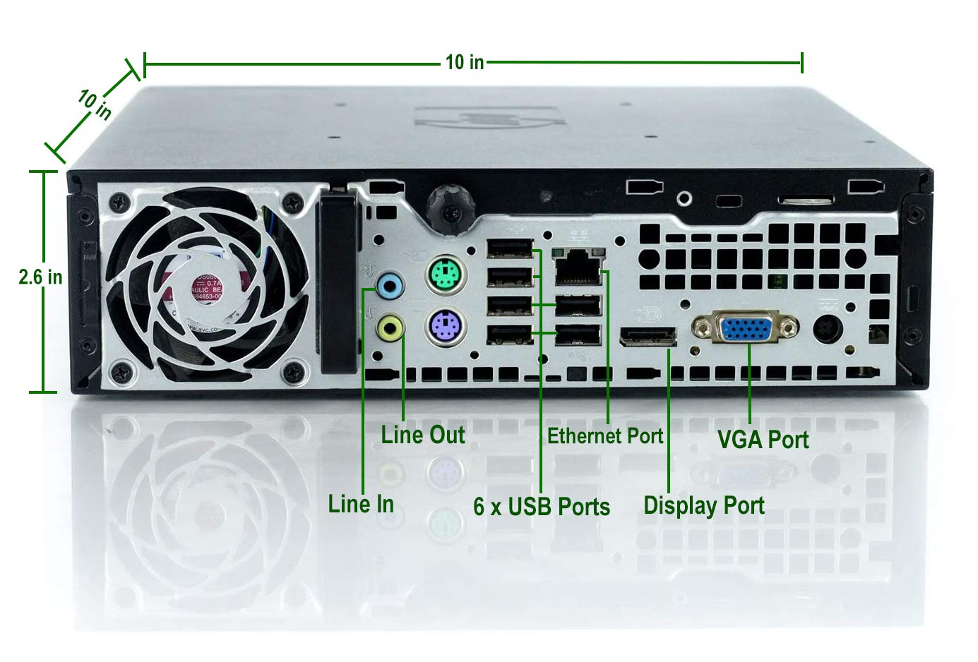 HP 8200 USFF Computer Desktop PC, Intel Core i5 3.1GHz Processor, 8GB Ram, 320 GB Hard Drive, WiFi | Bluetooth, 1080p Webcam, Wireless Keyboard & Mouse, 22 Inch Monitor, Windows 10 (Renewed)