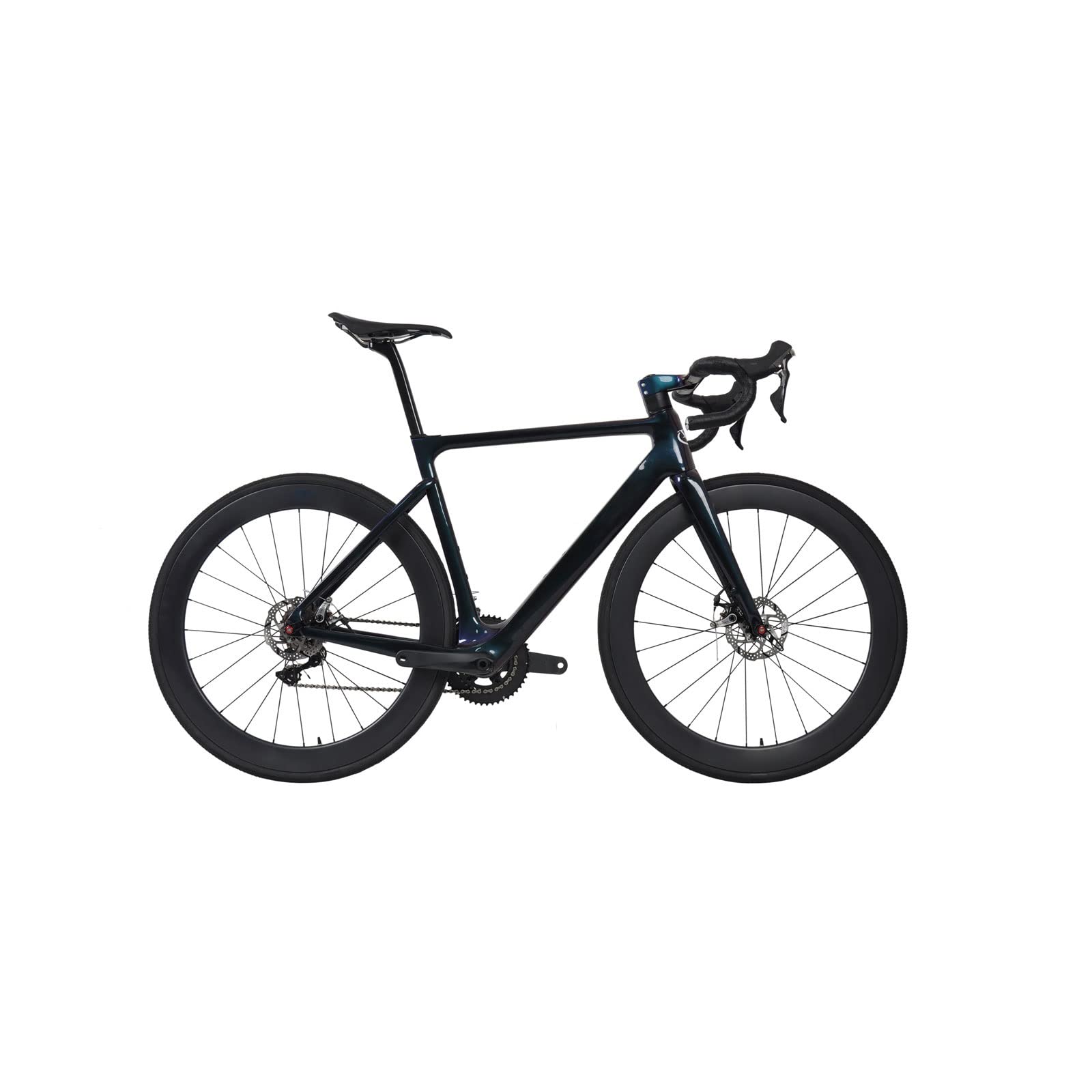 HESNDzxc Bicycles for Adults Road Bike with Carbon Fiber Lightweight Disc Brakes (Size : Small)