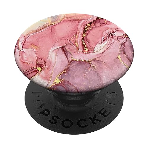 Rose Pink Abstract Illustration Pattern Phone Popper PopSockets Standard PopGrip