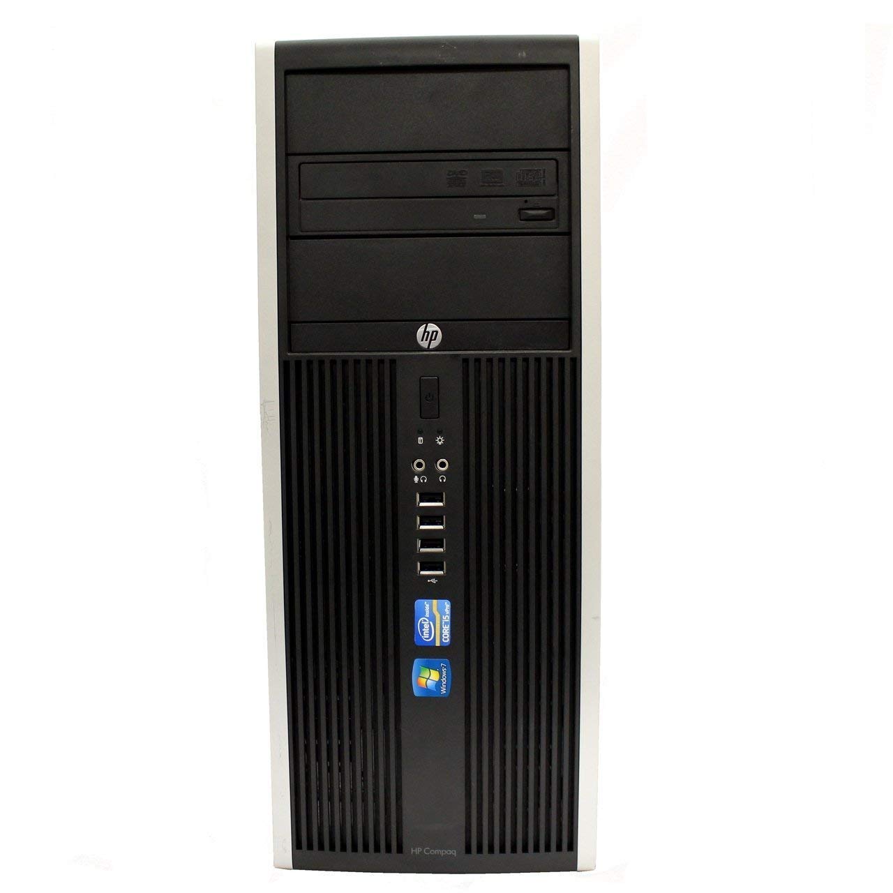 HP Compaq 8200 Elite Minitower PC - Intel Core i5-2400 3.1GHz 8GB 250GB DVDRW Windows 10 Professional (Renewed)