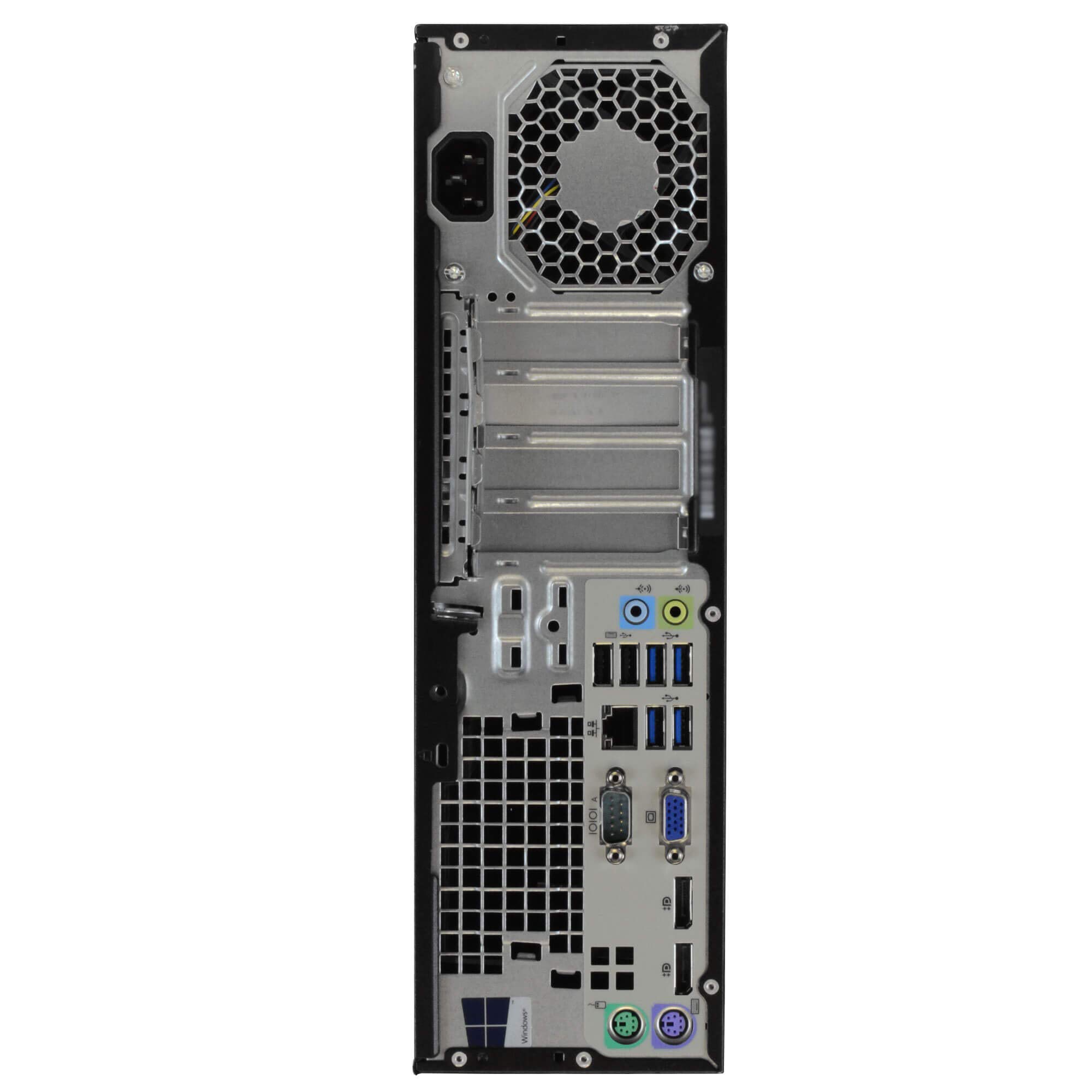 HP Desktop 600 G2 Computer Intel Quad Core i5-6500 3.2-GHz, 16GB Ram, 1 TB, with 19in LCD Monitors, DVD, WiFi, Windows 10 (Renewed) ¦