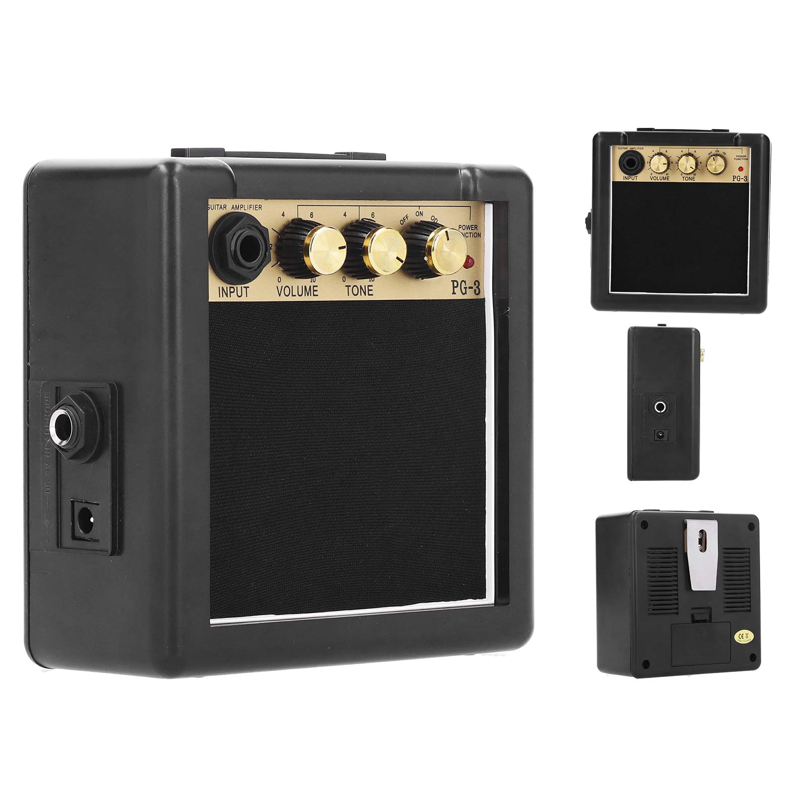 Guitar Amplifier, PG-3 3W Portable Mini Musical Instrument Accessories with Volume and Tone Control Function for Guitar Learners