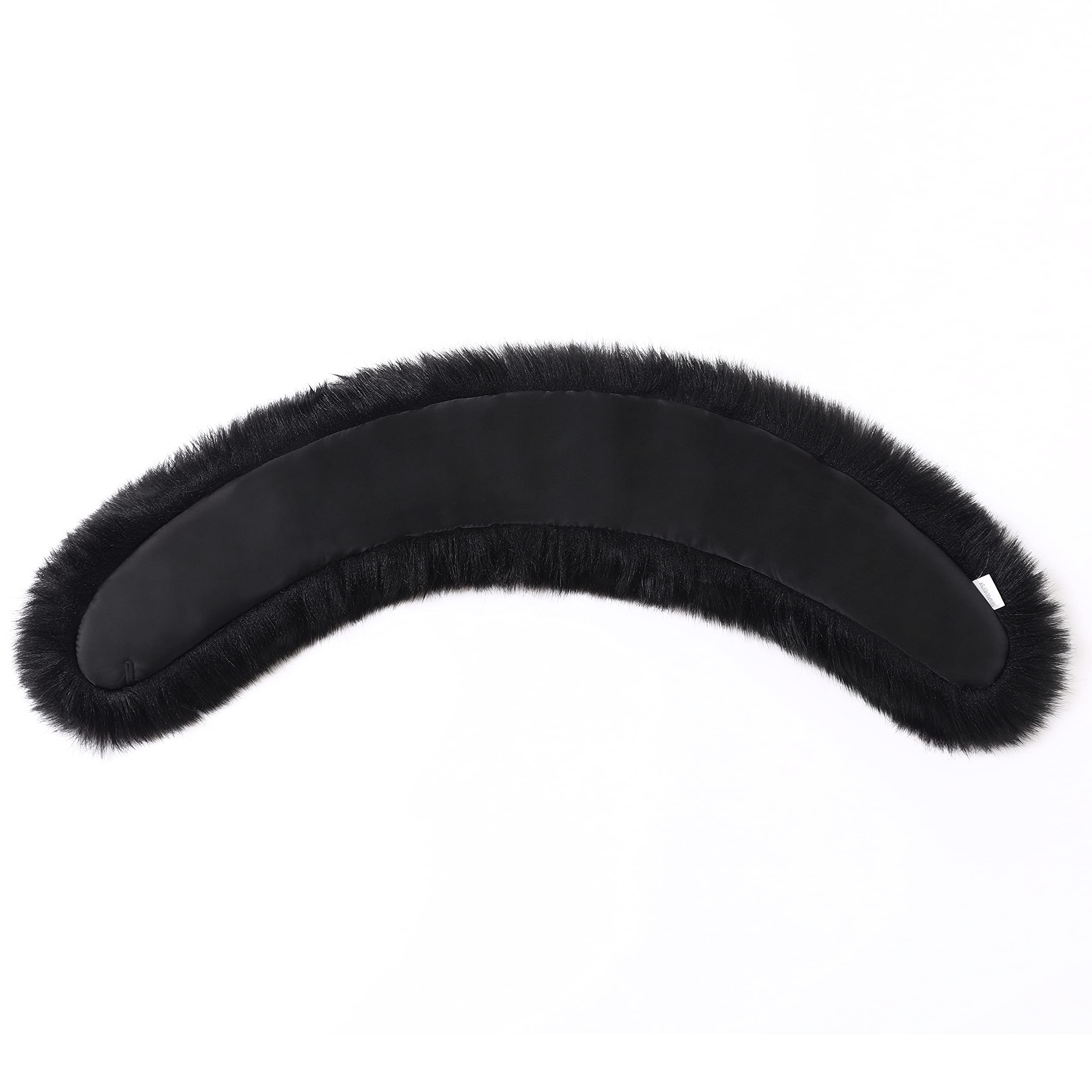 Dikoaina Women's Faux Fur Neck Scarf Wrap Collar One Size