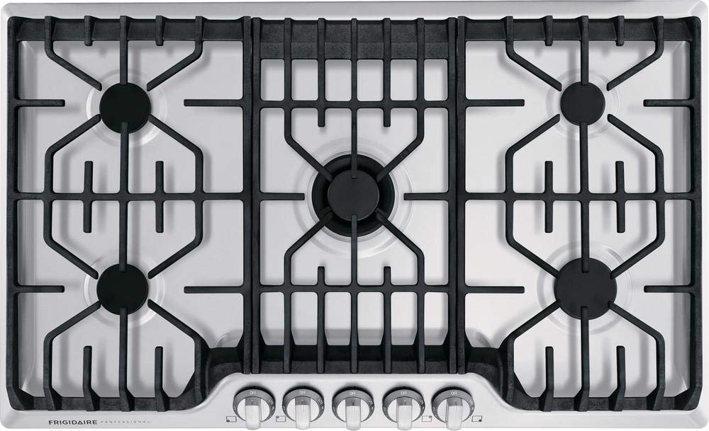FRIGIDAIRE Professional FPGC3677RS FRIGIDAIRE Professional 36'' Gas Cooktop with Griddle in Stainless Steel